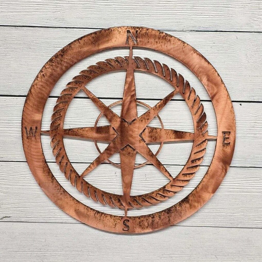 Compass Rose Wall Art – Third Shift Fabrication